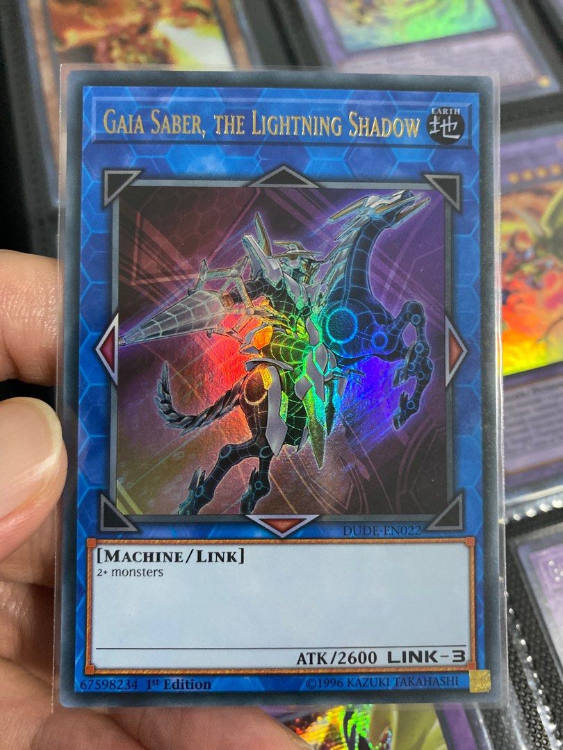 Yugioh Cards Gaia The Fierce Knight & Curse Of Dragon Set, Hobbies ...