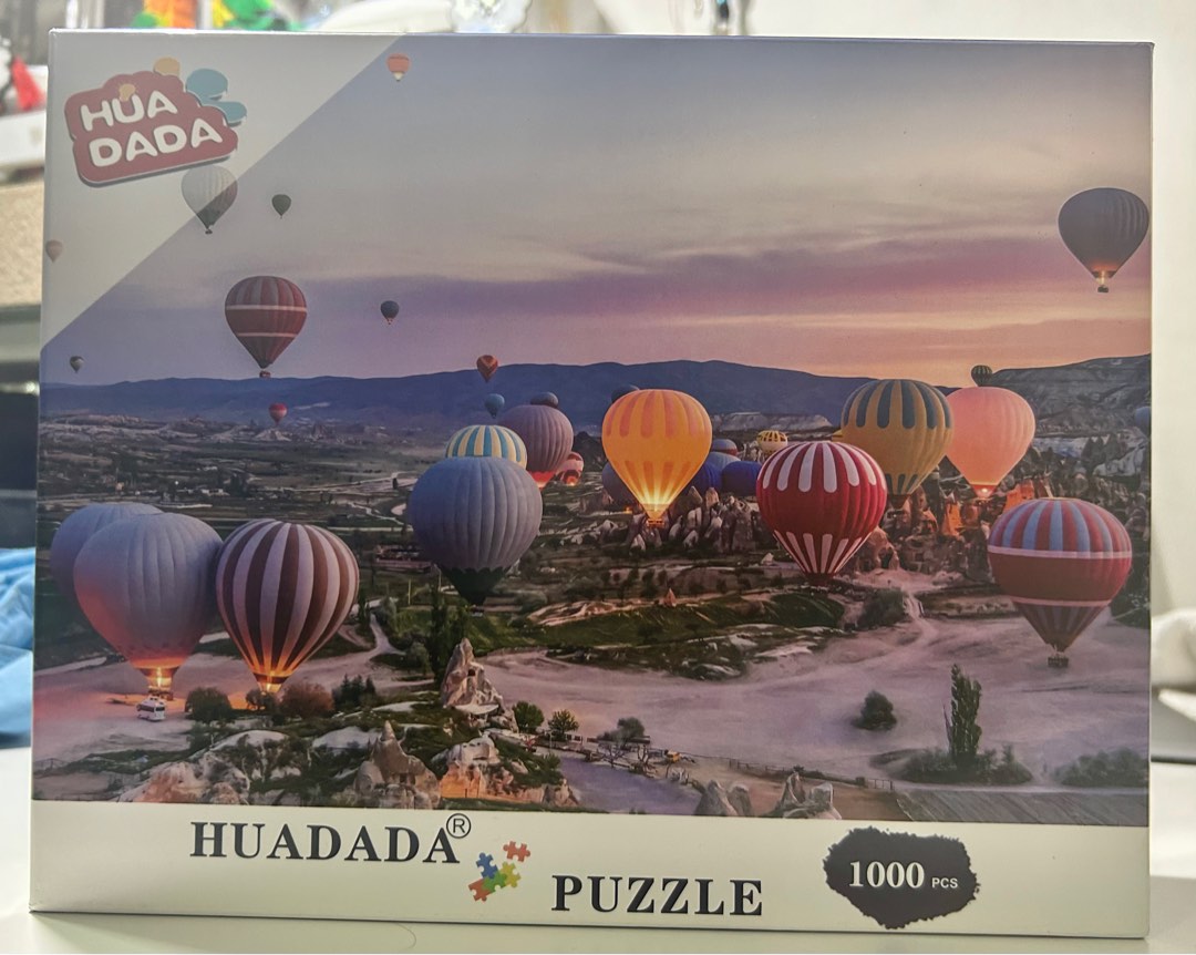 1000 piece hot air balloon puzzle, Hobbies & Toys, Toys & Games on ...