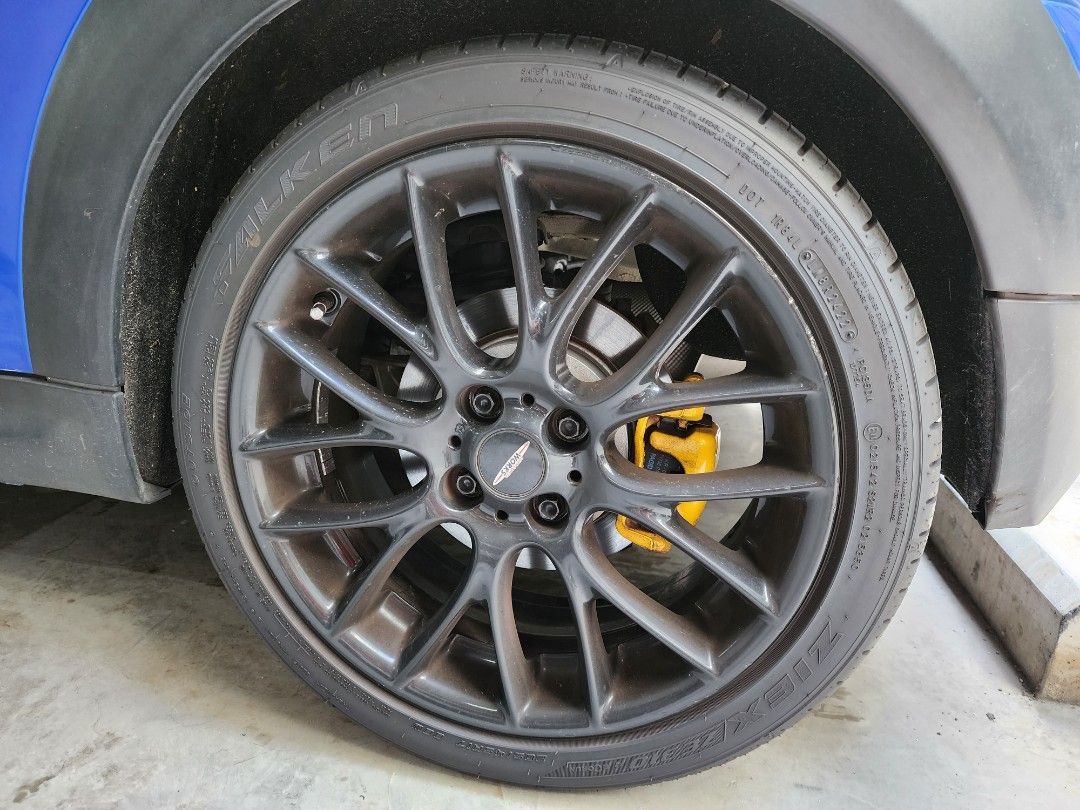 17 inch Mini Cooper JCW rims with almost new Falken Tyres, Car ...