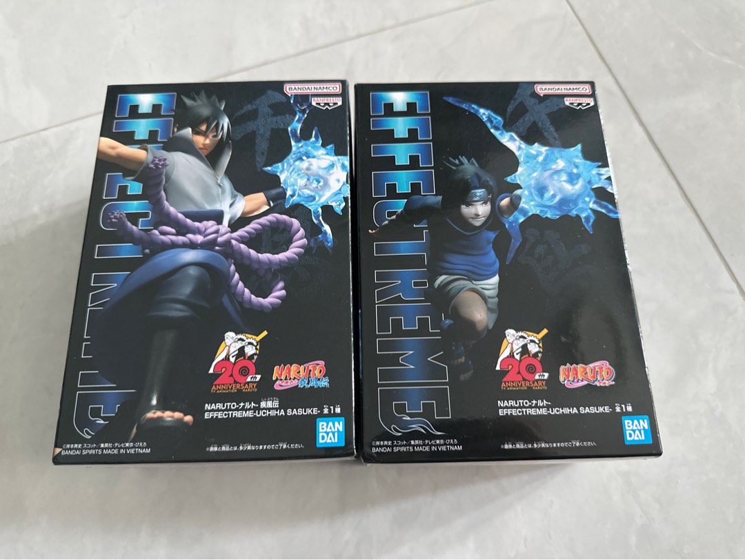 (一套2盒) 全新日版 NARUTO-ナルト- 疾風伝 EFFECTREME-UCHIHA SASUKE- 火影忍者 Naruto 疾風傳 內輪佐助 宇智波佐助 figure 景品模型 ...