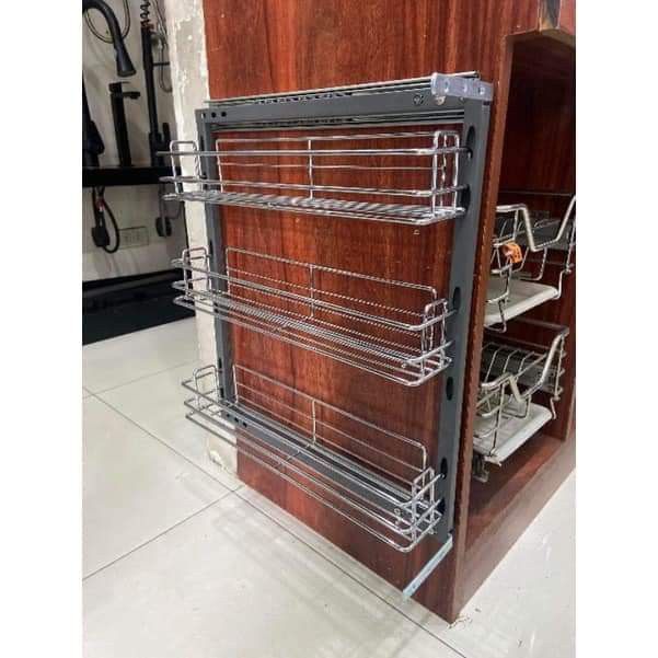 3 layer Pull out condiment rack, Furniture & Home Living, Kitchenware ...