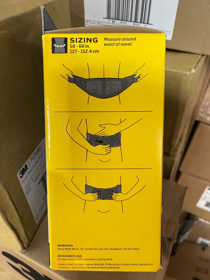 3M Futuro Back Support, Health & Nutrition, Braces, Support ...