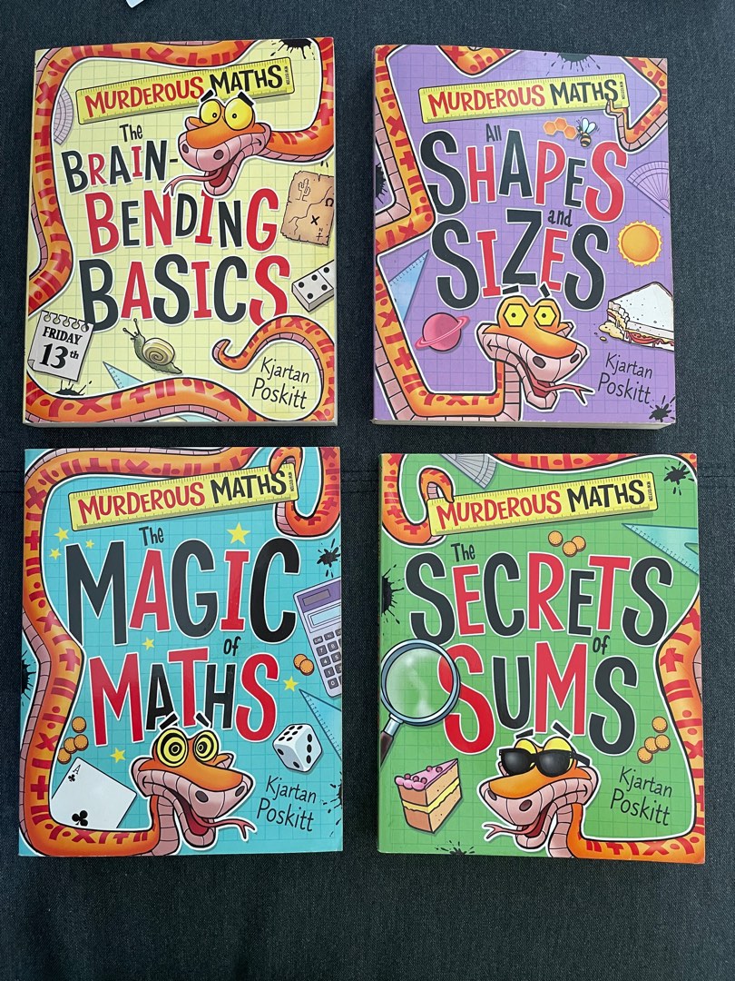 4 murderous maths, Hobbies & Toys, Books & Magazines, Children's Books ...