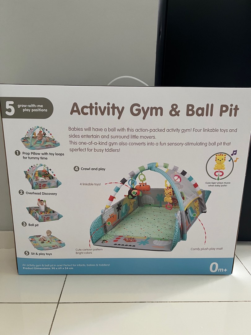 5 in 1 Activity Gym and Ball Pit, Babies & Kids, Infant Playtime on ...
