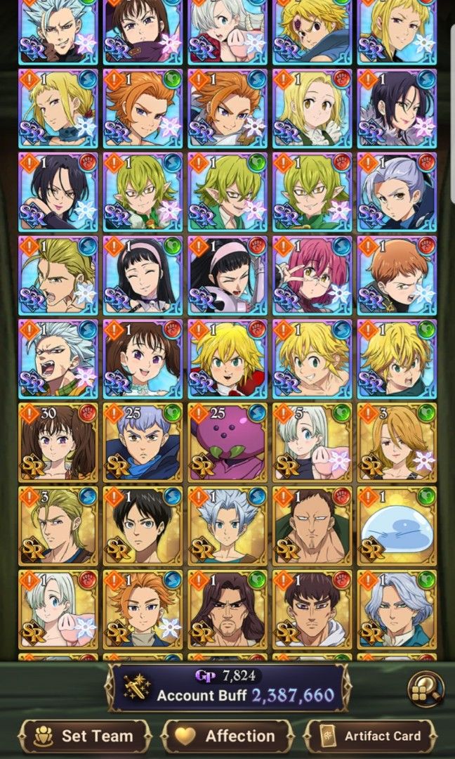 Ultimate escanor and both meliodas 7ds seven deadly sins grand cross ...