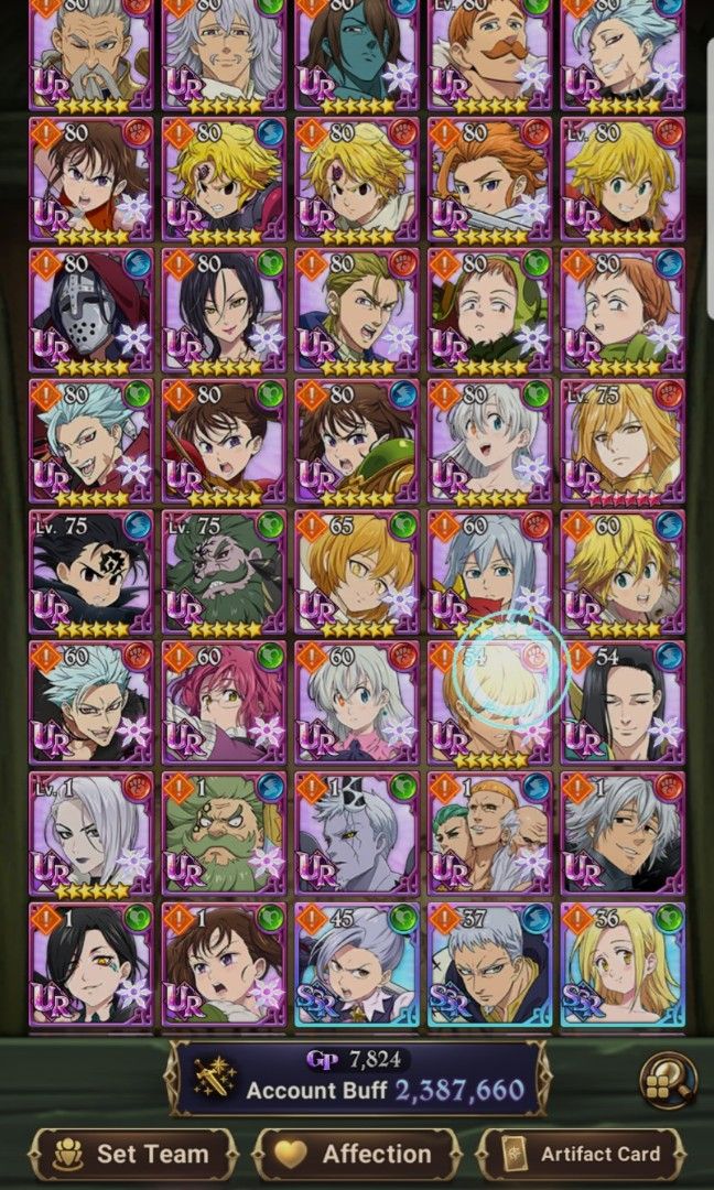 Ultimate escanor and both meliodas 7ds seven deadly sins grand cross ...