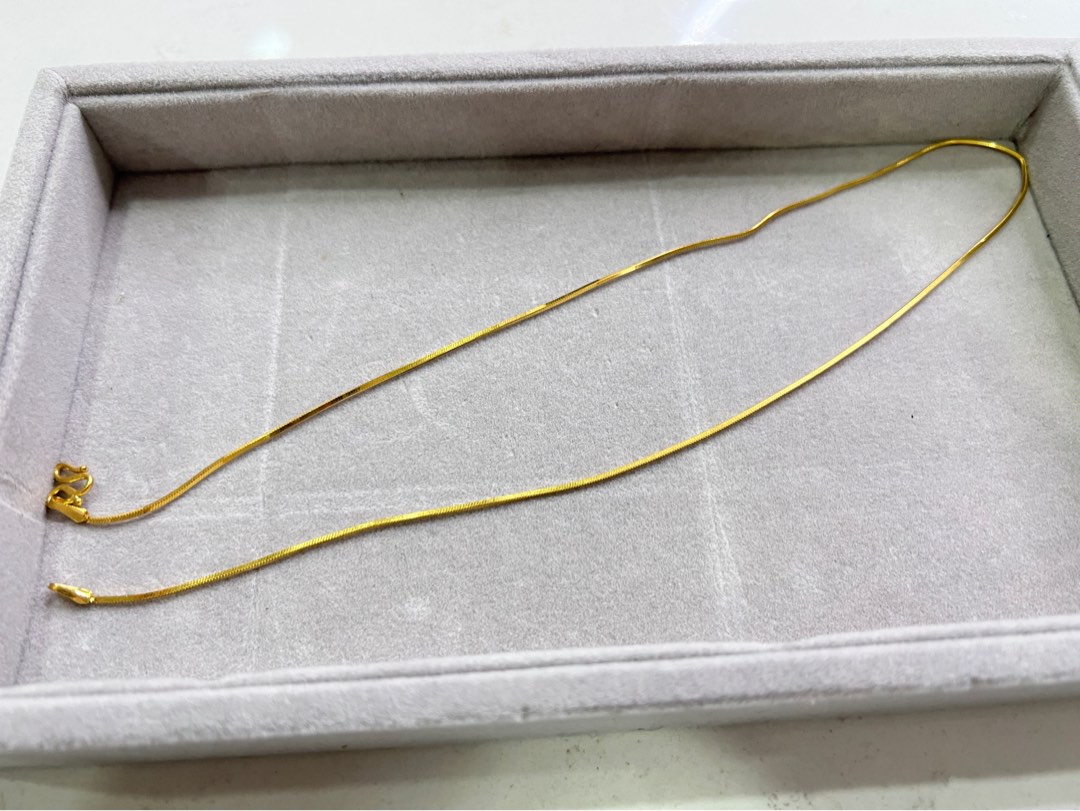 999 gold chain 24k, Women's Fashion, Jewelry & Organisers, Necklaces on ...