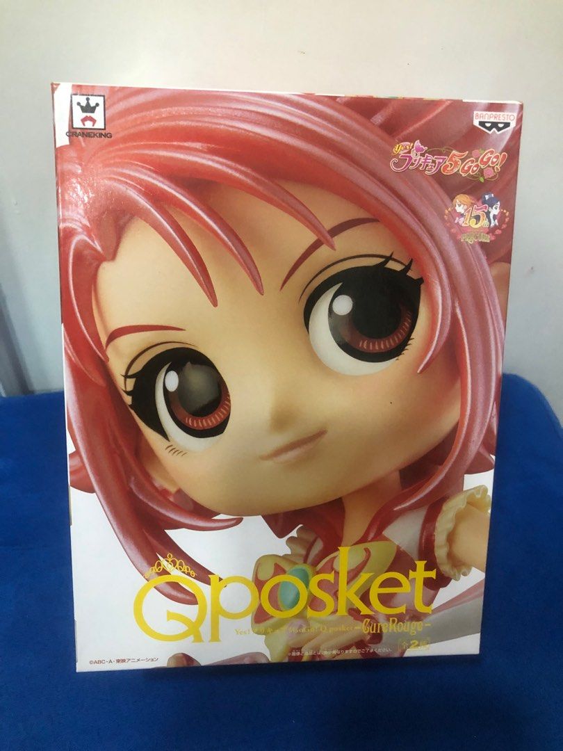 日版 闊盒 Qposket 光之美少女 5GoGo Cure Rouge B色, 興趣及遊戲, 玩具 & 遊戲類 - Carousell