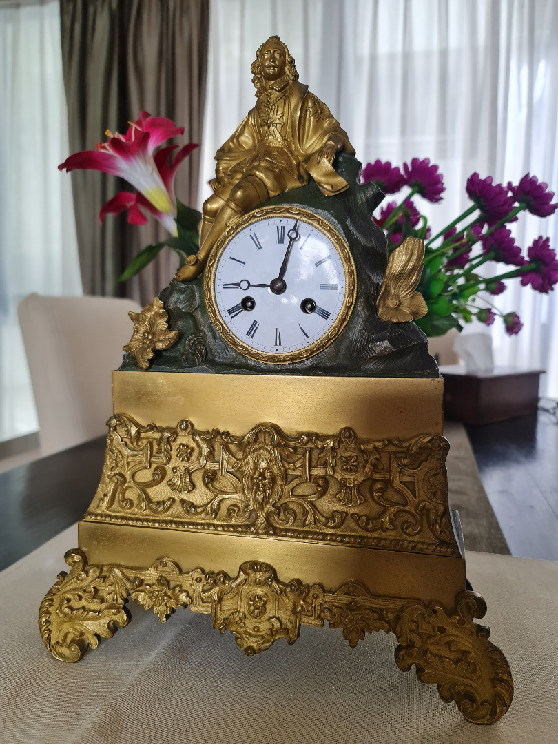 A fine and rare French Empire clock dating to circa 1827, Hobbies ...