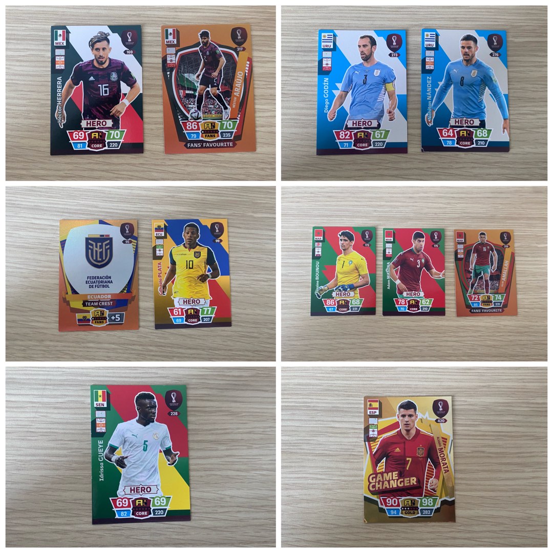 Adrenalyn XL FIFA World Cup Qatar 2022 cards, Hobbies & Toys, Toys ...