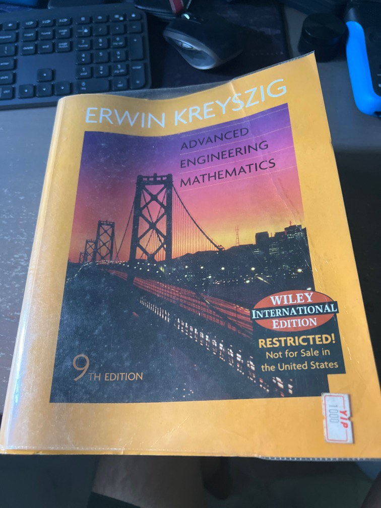 Advanced engineering mathematics Erwin kreyszig, Hobbies & Toys, Books ...