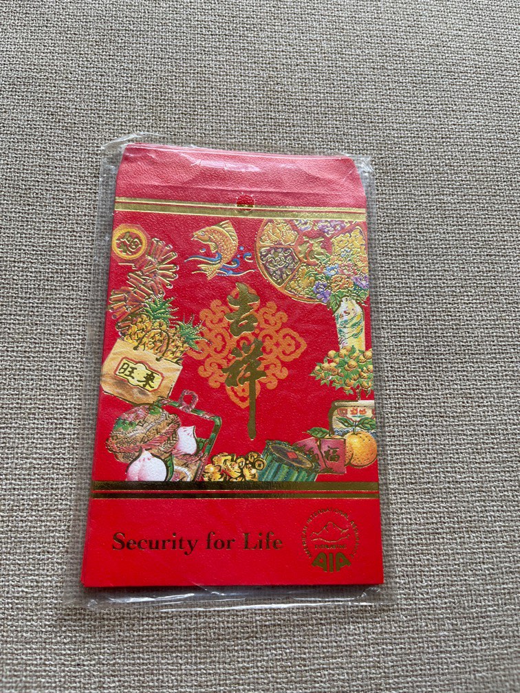 AIA Red Packet (4 pieces), Hobbies & Toys, Stationery & Craft, Other ...