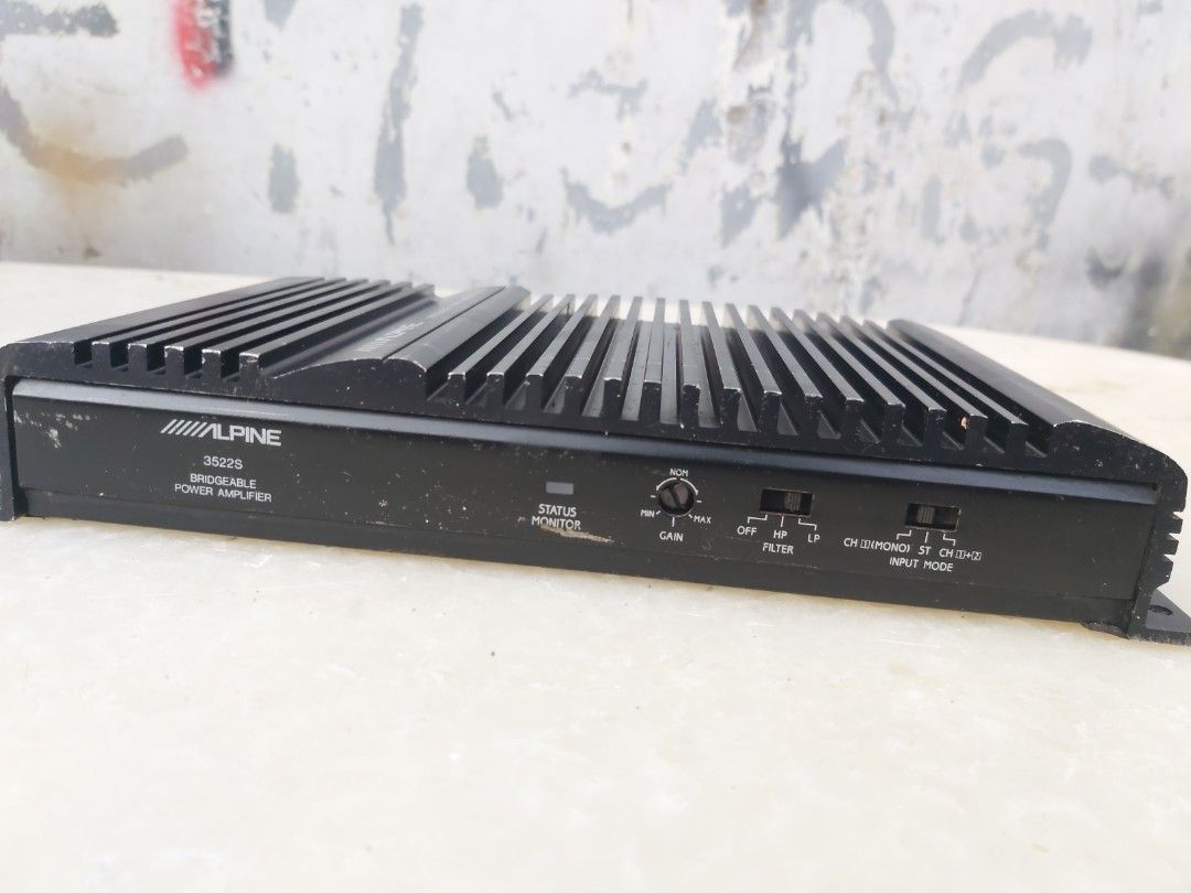 Alpine 3522s Power Amplifier Mobil, Elektronik, Audio di Carousell