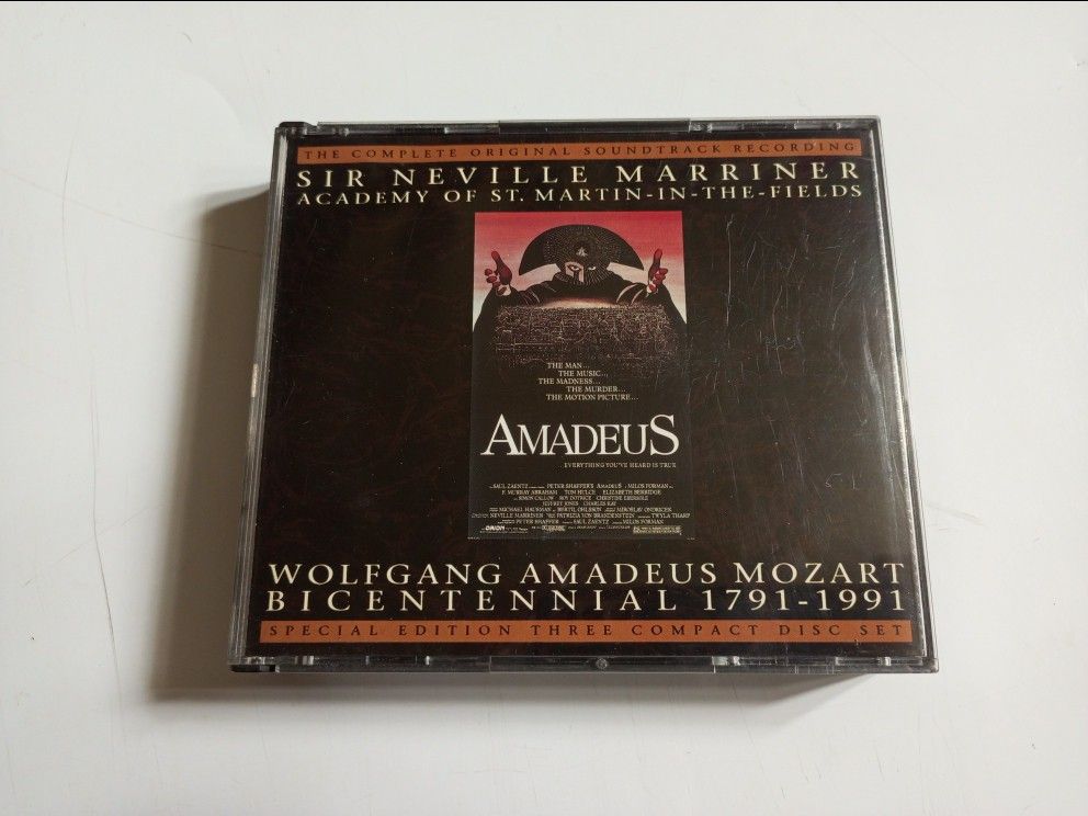 AMADEUS - THE COMPLETE ORIGINAL SOUNDTRACK RECORDING, Hobbies & Toys ...