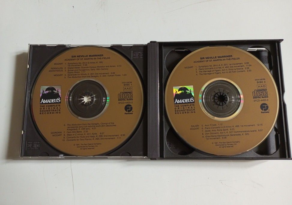 AMADEUS - THE COMPLETE ORIGINAL SOUNDTRACK RECORDING, Hobbies & Toys ...