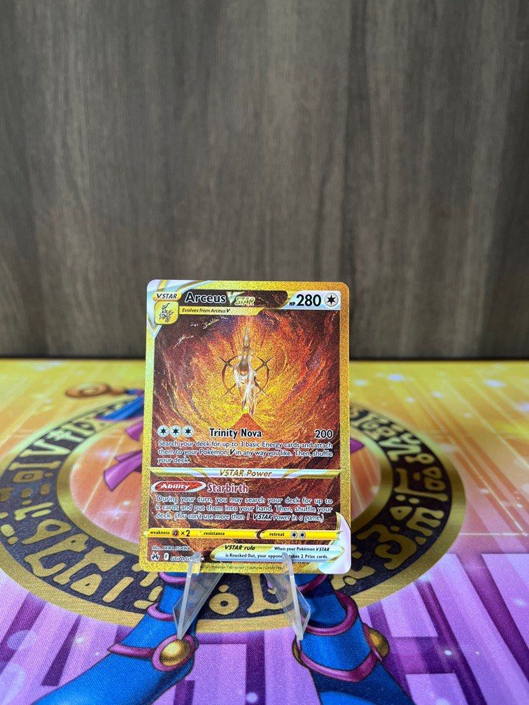 Arceus Vstar gold, Hobbies & Toys, Toys & Games on Carousell