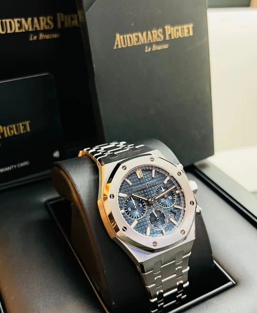 Audemars Piguet Royal Oak Chronograph 26240ST Blue Dial, Luxury ...