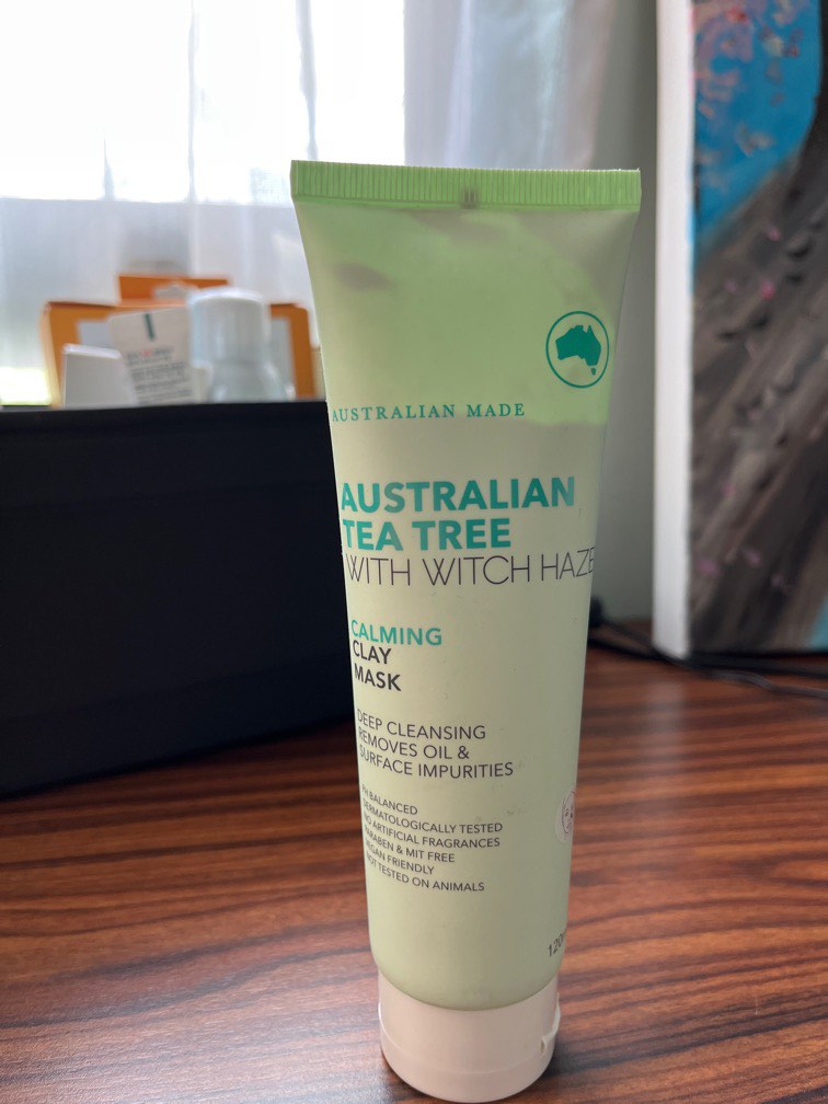 Australia Tea Tree with Witch Hazel Calming Clay Mask, Beauty ...