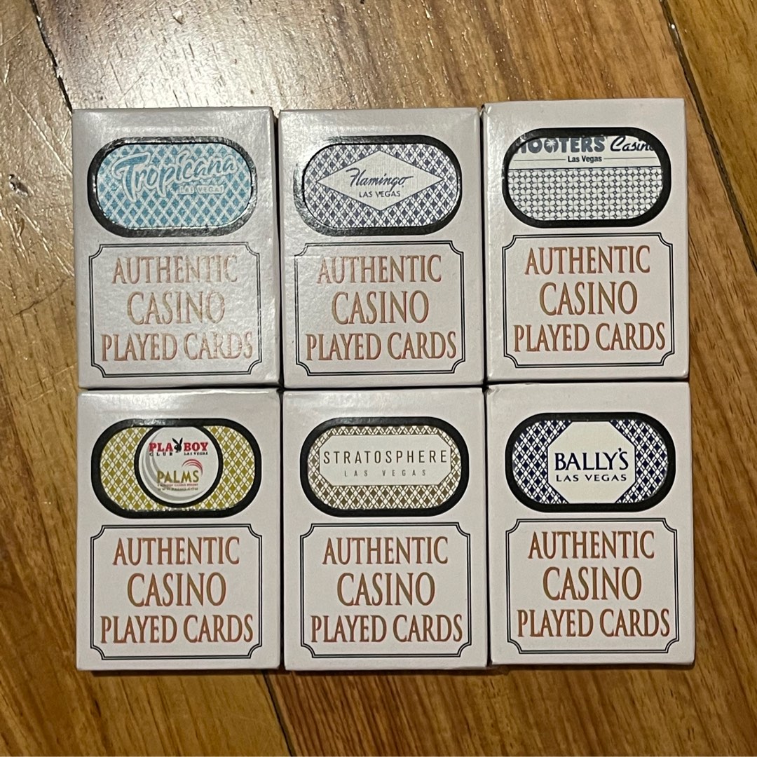 Authentic Casino Played Cards from Las Vegas on Carousell