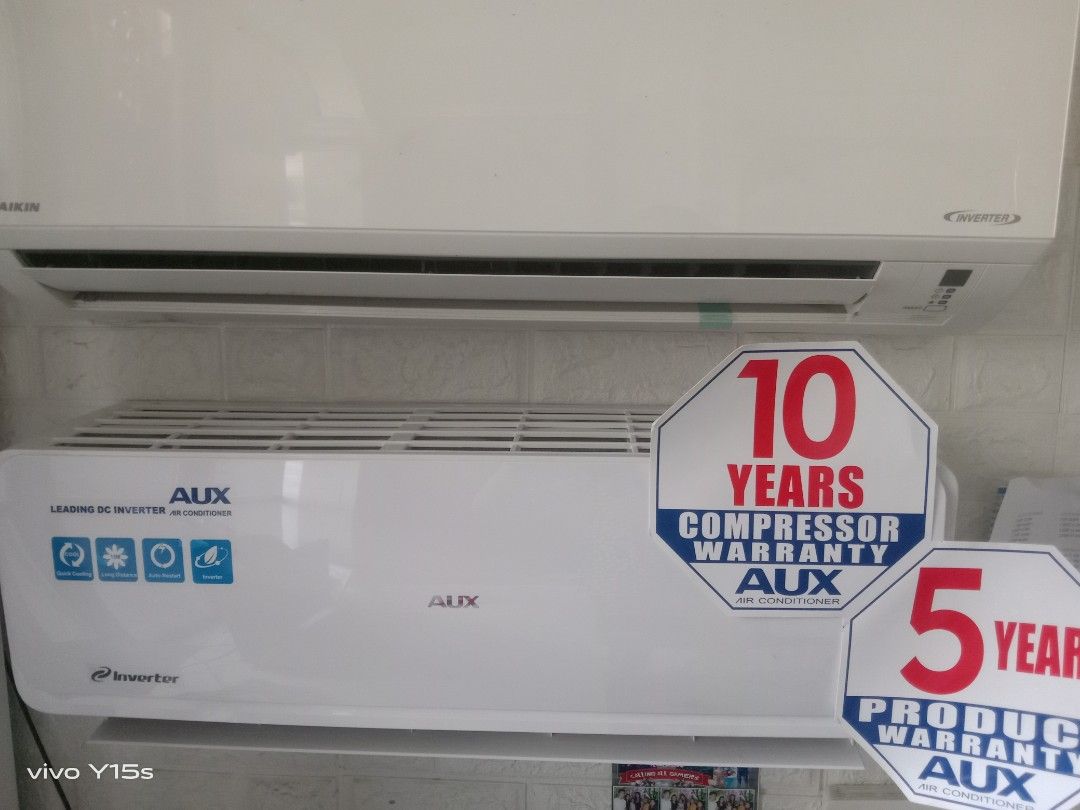 AUX full dc split type inverter Aircon with free installation brand new ...