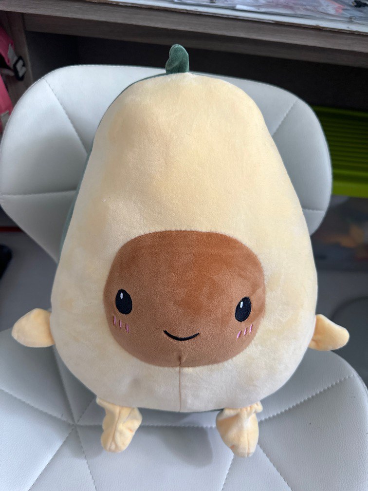 Avocado plush, Hobbies & Toys, Toys & Games on Carousell