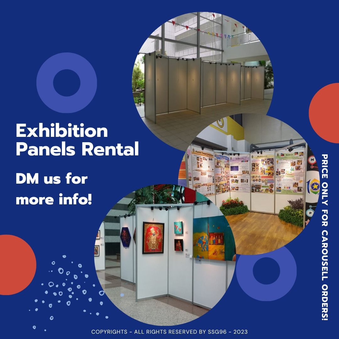 Backdrop, Stage, Landscaping, Exhibition Panels, DB Box, Aircooler ...