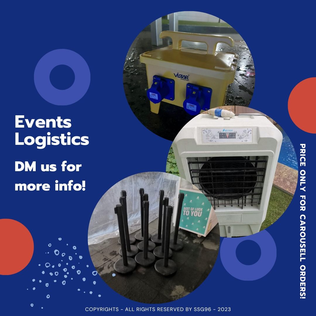 Backdrop, Stage, Landscaping, Exhibition Panels, DB Box, Aircooler ...