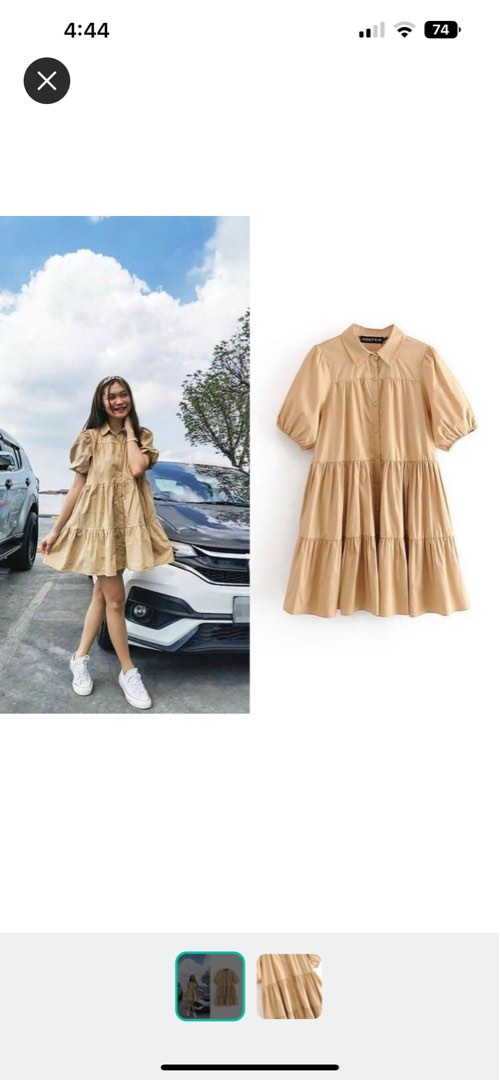 barbie puff sleeves, Women's Fashion, Dresses & Sets, Dresses on Carousell
