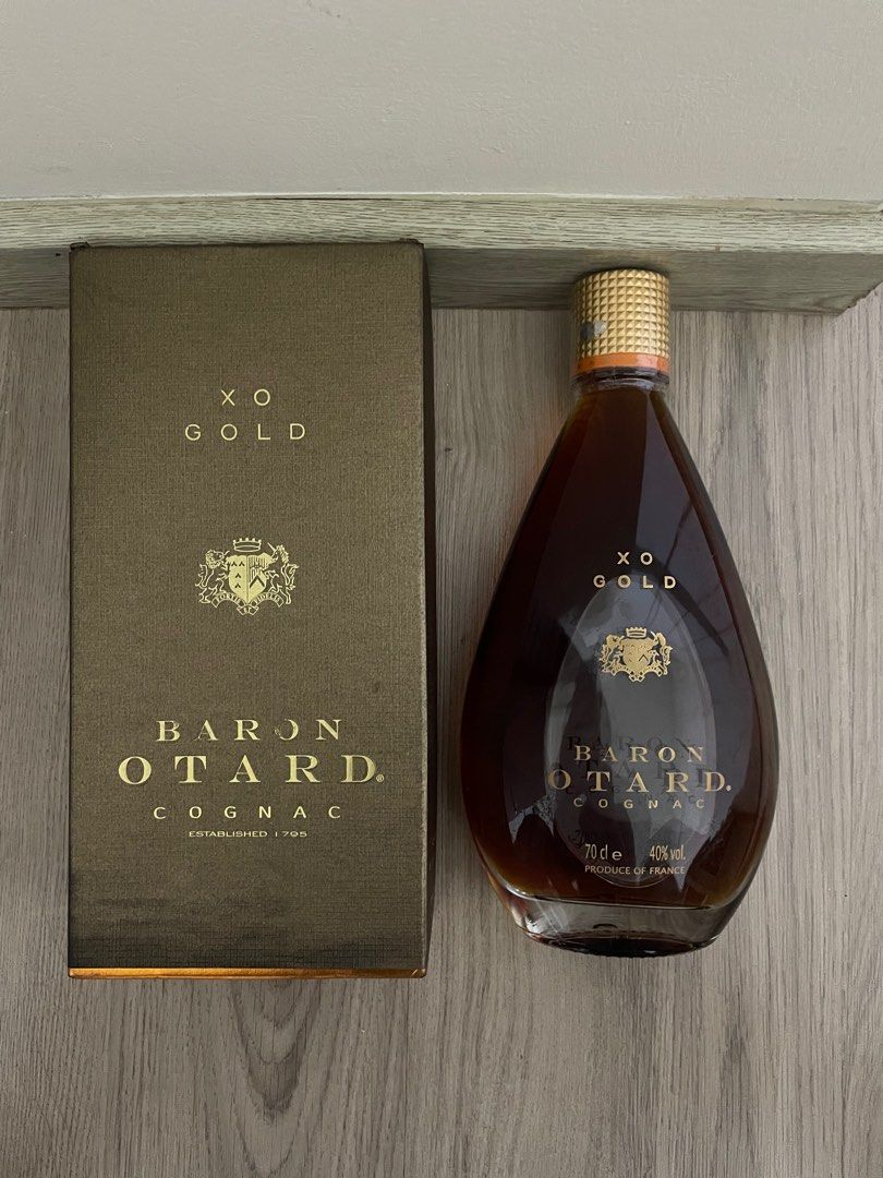 Baron Otard cognac xo gold, Food & Drinks, Alcoholic Beverages on Carousell