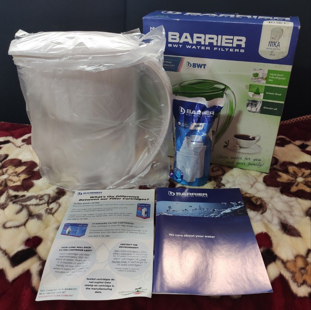 Barrier NIKA Water Pitcher Filter (2.5L) | Water Filtration System for ...