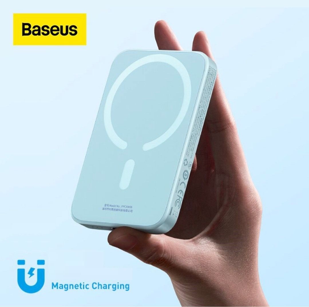 Baseus 20W Magsafe Magnetic Wireless Charging Power Bank, Mobile Phones ...