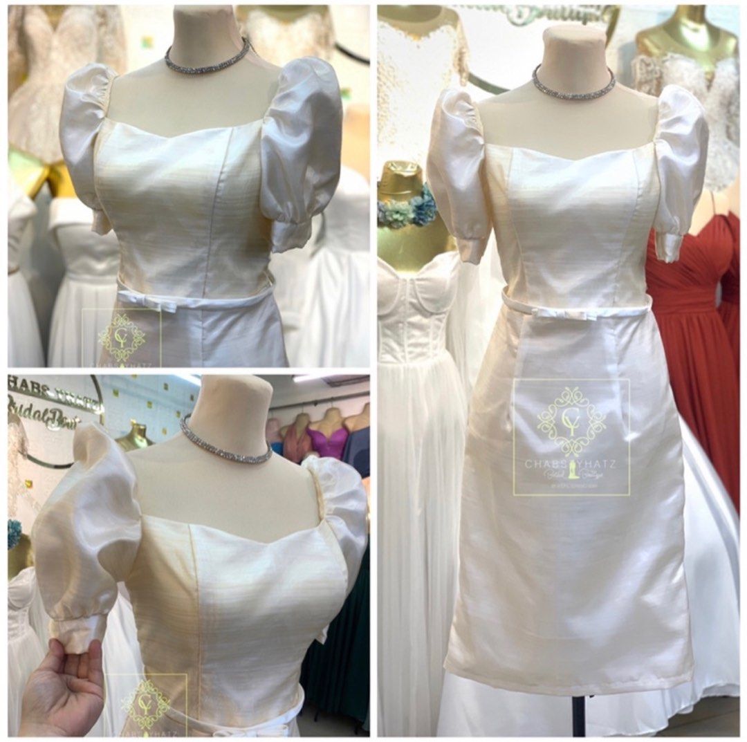Filipiniana Popsleeve (graduation, oath taking), Women's Fashion ...