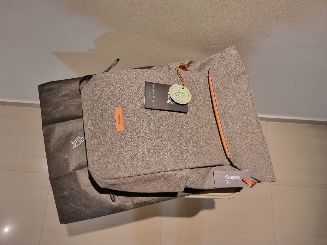 bellroy - Melbourne Backpack - Limestone, Men's Fashion, Bags ...