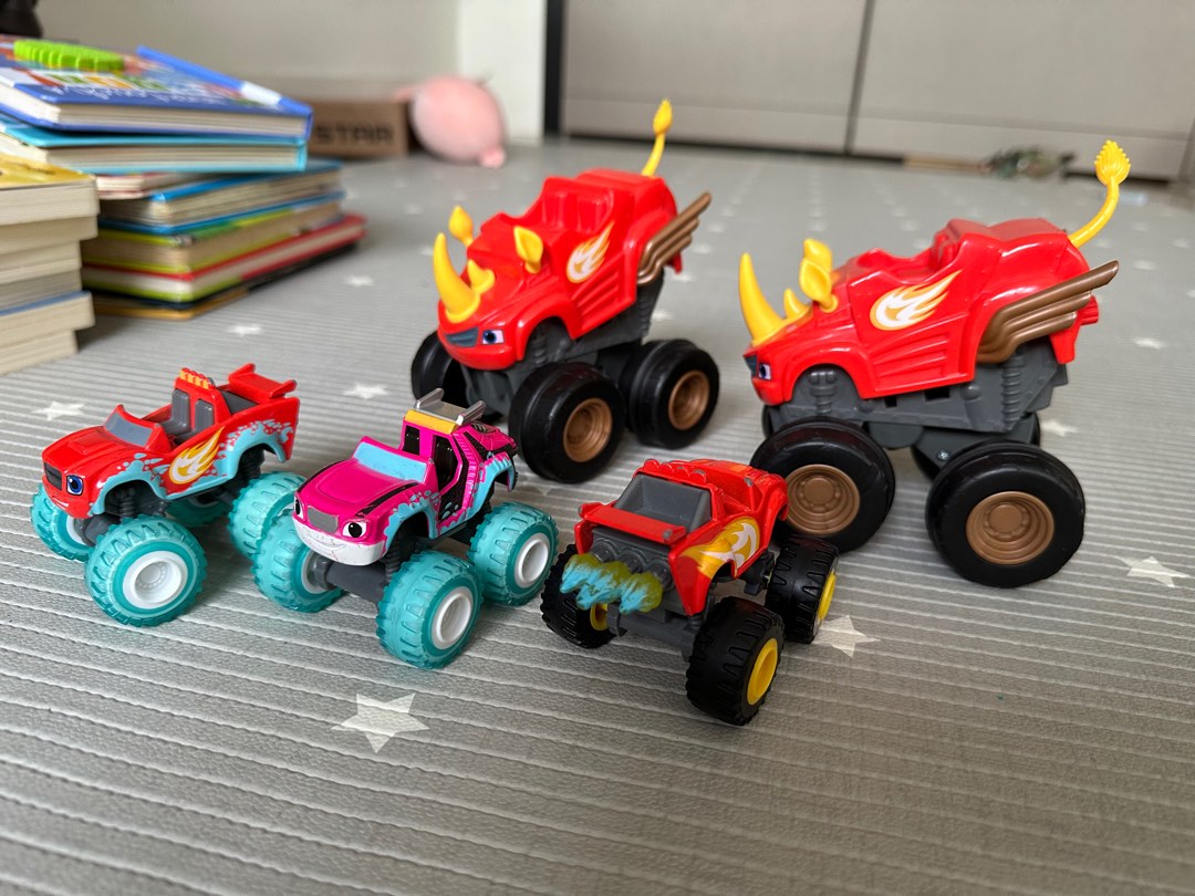 Blaze the monster machines car (5 cars), Hobbies & Toys, Toys & Games ...