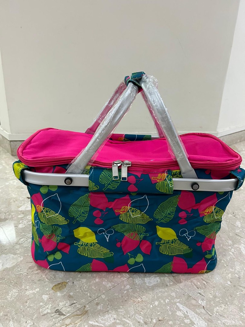 BN Tupperware collapsible insulated picnic basket, Furniture & Home ...