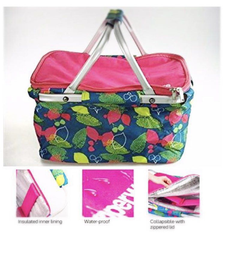 BN Tupperware collapsible insulated picnic basket, Furniture & Home ...