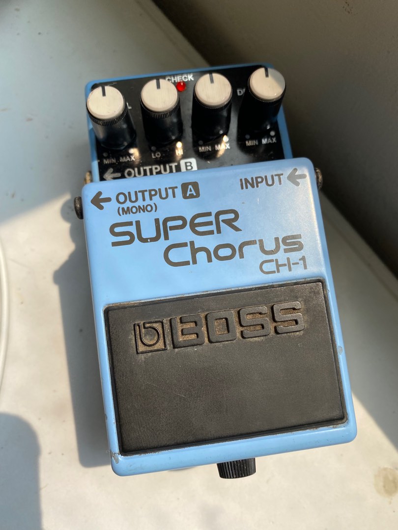 Boss Super Chorus (Analog Version Pink Label), Hobbies & Toys, Music ...