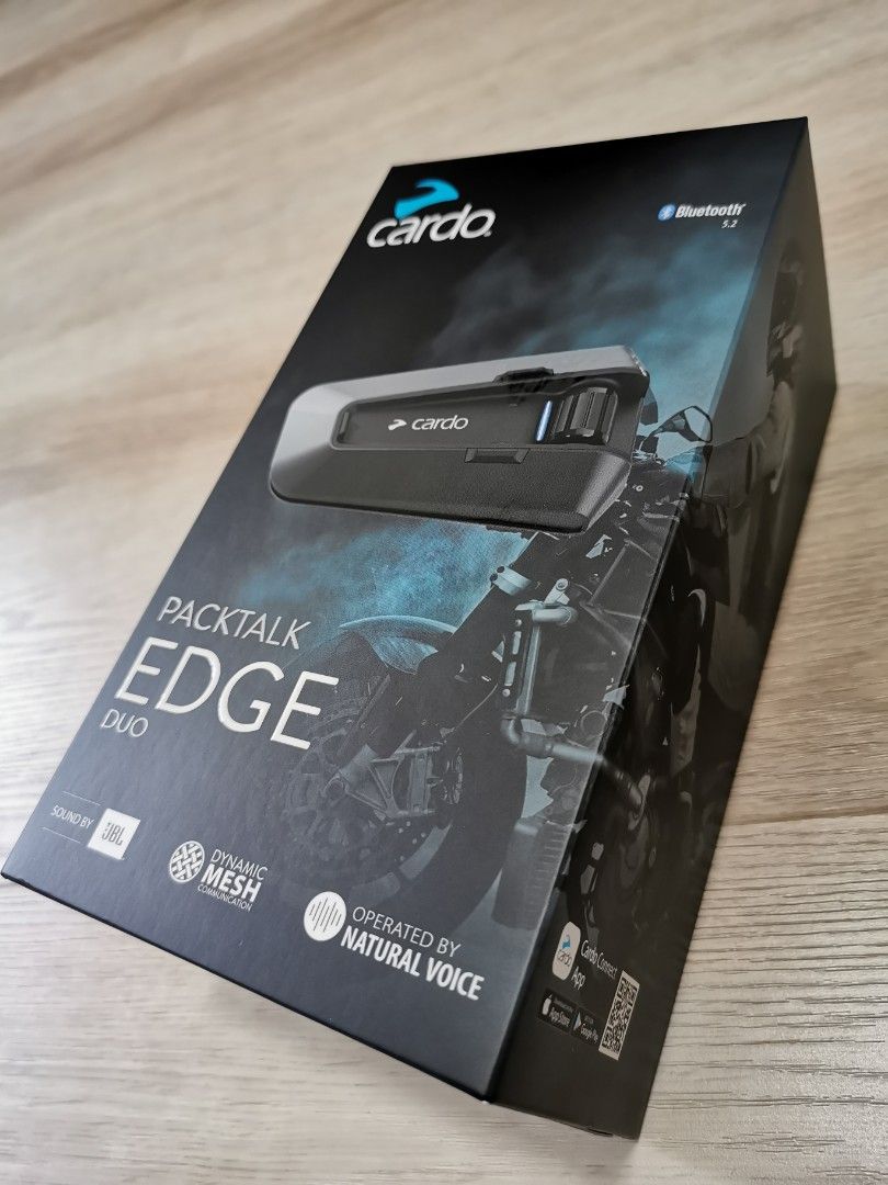 Brand New Cardo Packtalk Edge Duo Unit Helmet Comm Set with JBL ...