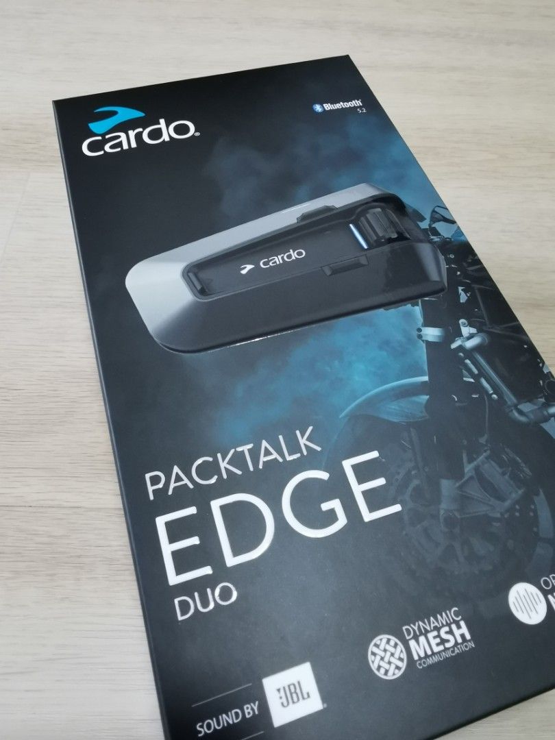 Brand New Cardo Packtalk Edge Duo Unit Helmet Comm Set with JBL ...