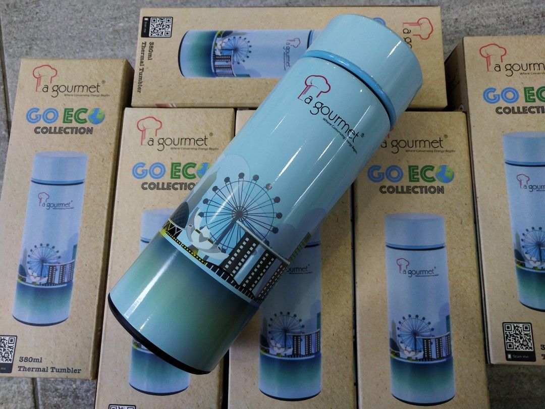Brand New La Gourmet 380ml Thermal Tumbler Go Eco Collection Original, Furniture & Home Living ...