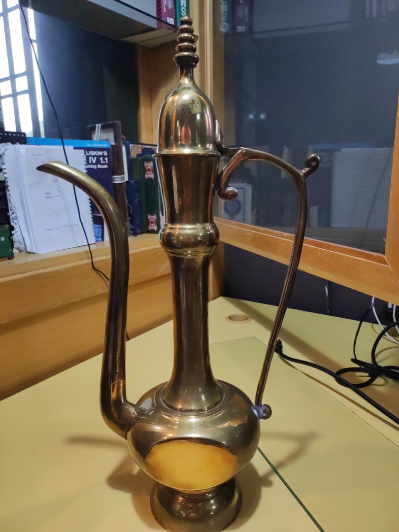 Arabic Brass Coffee Pot, Furniture & Home Living, Home Decor, Other ...