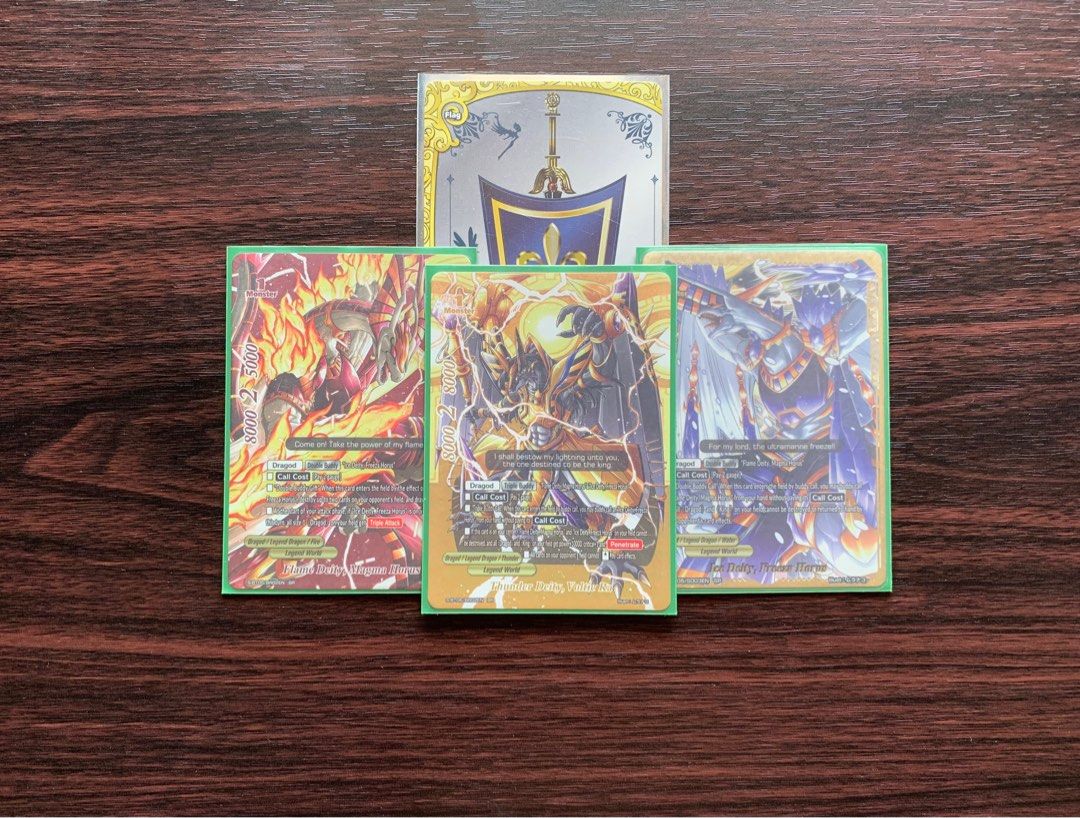Buddyfight FB Legend Dragon Triple Buddy Deck, Hobbies & Toys, Toys ...