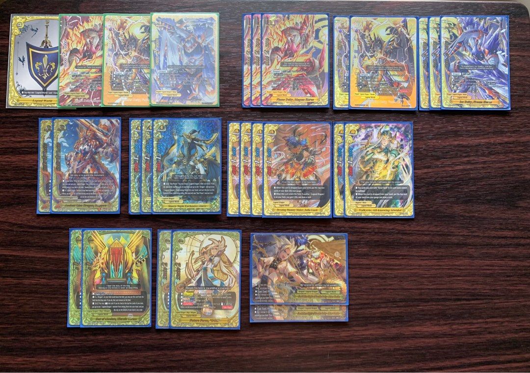 Buddyfight FB Legend Dragon Triple Buddy Deck, Hobbies & Toys, Toys ...