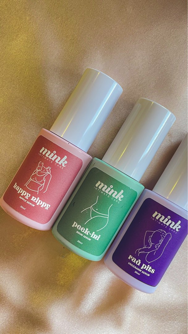 Bundle: Mink Serum (Happy Nippy, Peek-ini, Rad Pits), Beauty & Personal Care, Bath & Body, Body ...