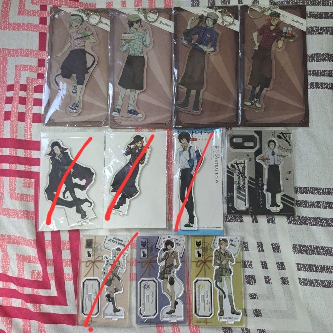 Bungou Stray Dogs BSD Acrylic Stands, Hobbies & Toys, Memorabilia ...