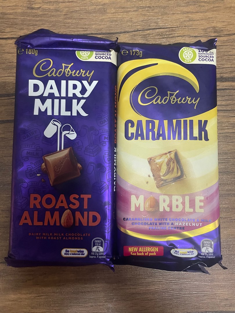 CADBURY CHOCOLATE, Food & Drinks, Other Food & Drinks on Carousell