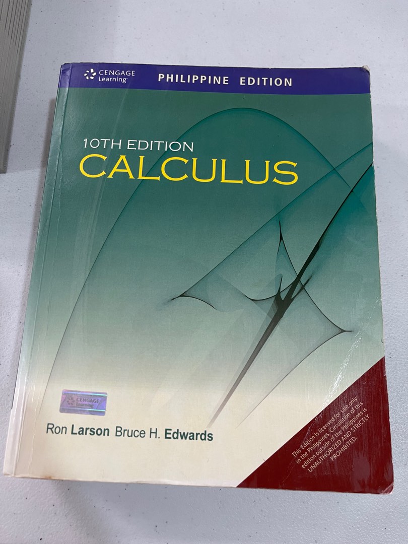Calculus 10th Edition Philippine Edition, Hobbies & Toys, Books ...