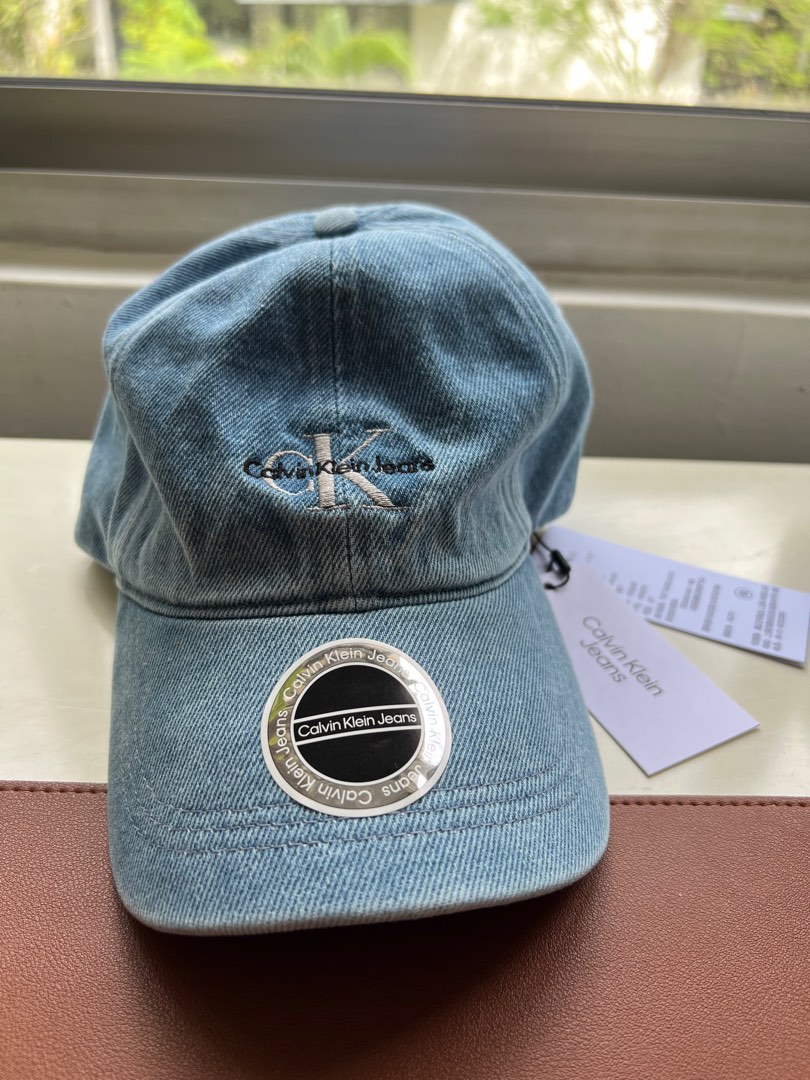 Calvin Klein Denim Cap, Men's Fashion, Watches & Accessories, Caps ...