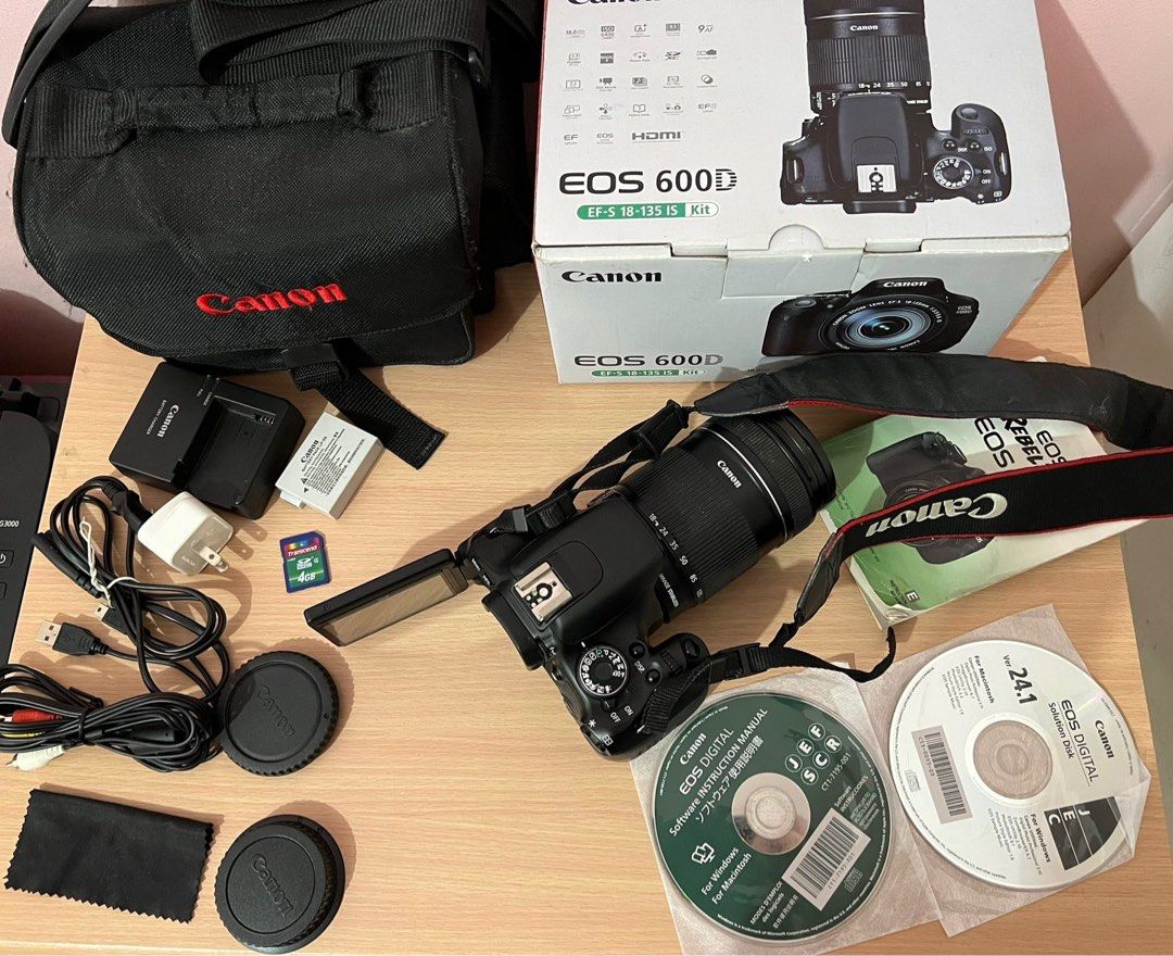 CANON EOS DSLR 600D PACKAGE, Photography, Cameras on Carousell