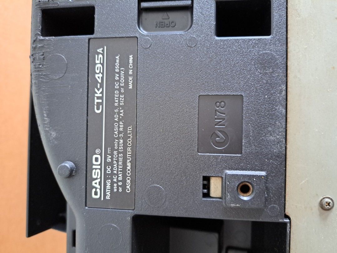 Casio CTK-495 Piano Keyboard, Hobbies & Toys, Music & Media, Musical ...